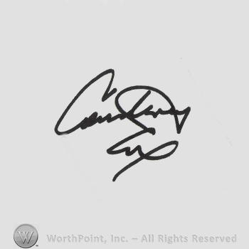 Mark with Signature: Courteney Cox. | #562235