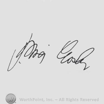 Mark with Signature: Bing Crosby. | #562243