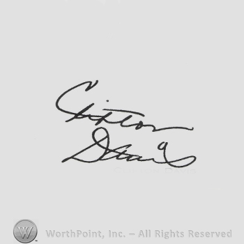 Mark with Signature: Clifton Davis. | #562264