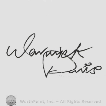 Mark with Signature: Warwick Davis. | #562268