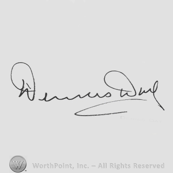 Mark with Signature: Dennis Day. | #562271