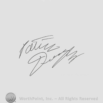 Mark with Signature: Patrick Dempsey. | #562279