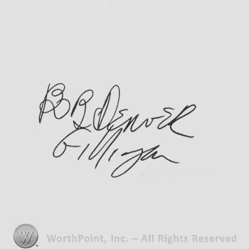 Mark with Signature: Bob Denver. | #562281