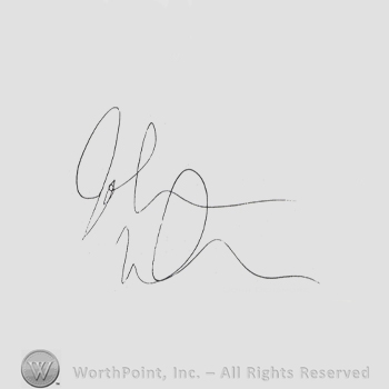 Mark with Signature: John Densmore. | #562282