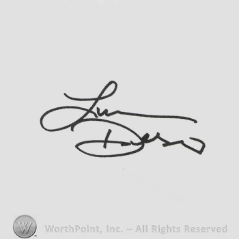 Mark with Signature: Laura Dern. | #562283