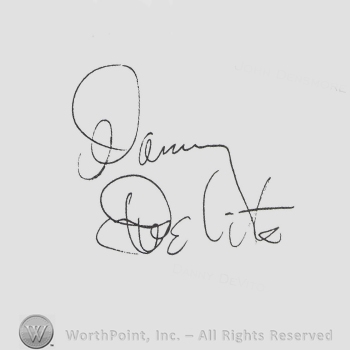 Mark with Signature: Danny DeVito. | #562284