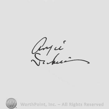 Mark with Signature: Angie Dickinson. | #562290