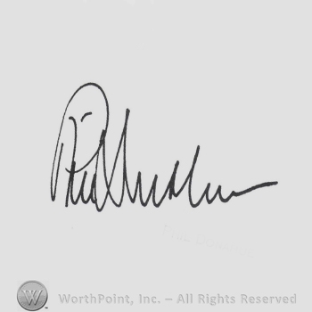 Mark with Signature: Phil Donahue. | #562303