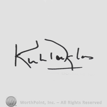 Mark with Signature: Kirk Douglas. | #562309