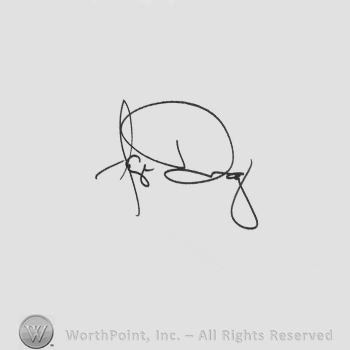 Mark with Signature: Faye Dunaway. | #562318