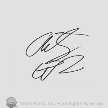 Mark with Signature: Anthony Edwards. | #562333