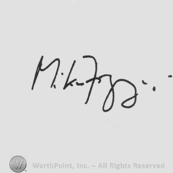 Mark with Signature: Mike Figgis. | #562366