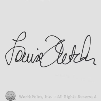 Mark with Signature: Louise Fletcher. | #562371