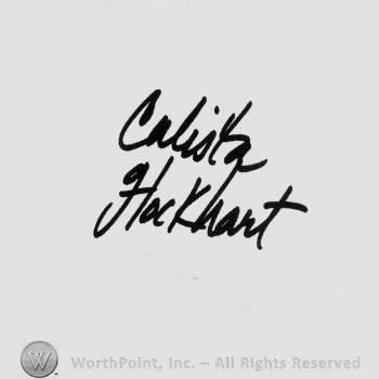 Mark with Signature: Calista Flockhart. | #562372