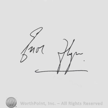 Mark with Signature: Errol Flynn. | #562373