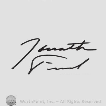 Mark with Signature: Jonathan Frid. | #562389
