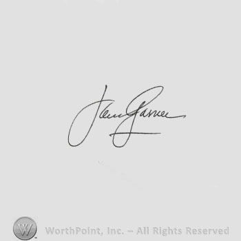 Mark with Signature: James Garner. | #562399