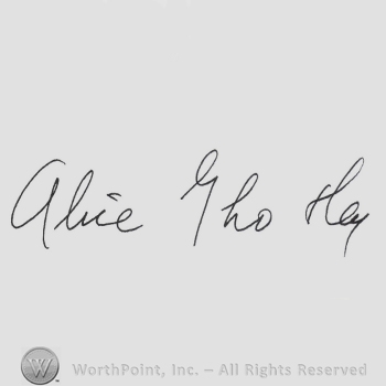 Mark with Signature: Alice Ghostley. | #562413