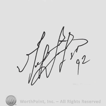 Mark with Signature: Mel Gibson. | #562416