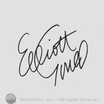 Mark with Signature: Elliot Gould. | #562932