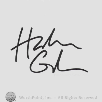 Mark with Signature: Heather Graham. | #562935