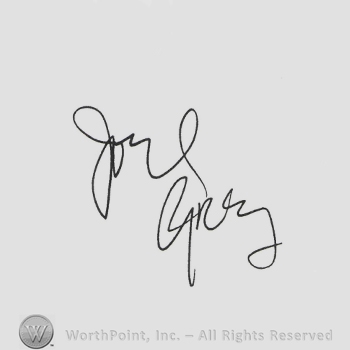 Mark with Signature: Joel Grey. | #562945