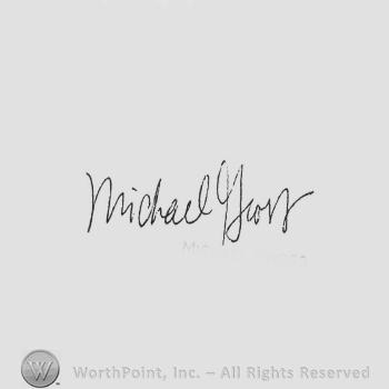 Mark with Signature: Michael Gross. | #562950