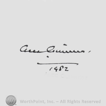 Mark with Signature: Alec Guinness. | #562952