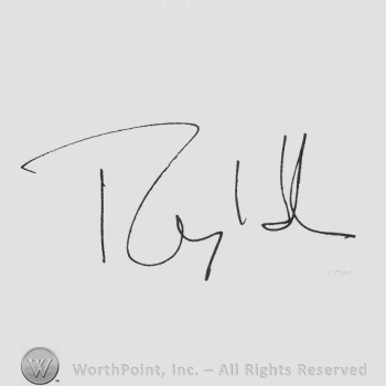 Mark with Signature: Tony Hamilton. | #562963