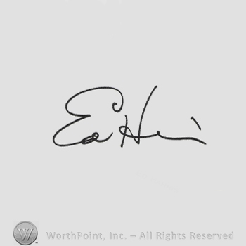 Mark with Signature: Ed Harris. | #562973