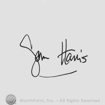 Mark with Signature: Sam Harris. | #562977