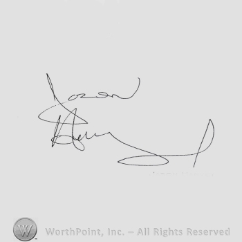 Mark with Signature: Jason Harvey. | #562981