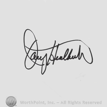 Mark with Signature: Joey Heatherton. | #562992