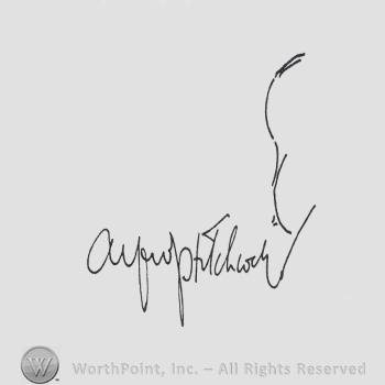 Mark with Signature: Alfred Hitchcock. | #563013