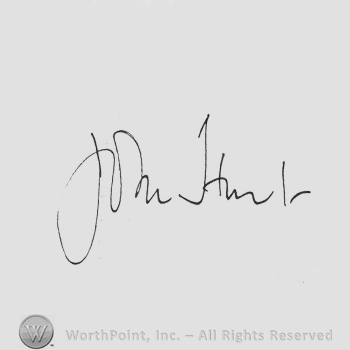 Mark with Signature: John Hunt. | #563019