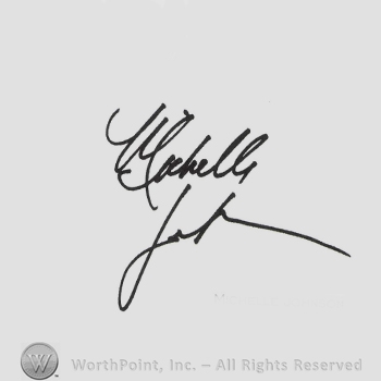 Mark with Signature: Michelle Johnson. | #563046