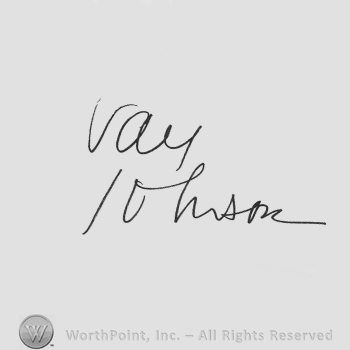 Mark with Signature: Van Johnson. | #563047