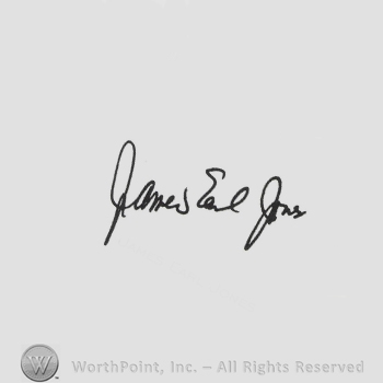 Mark with Signature: James Earl Jones. | #563048