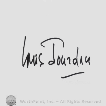 Mark with Signature: Louis Jordan. | #563054