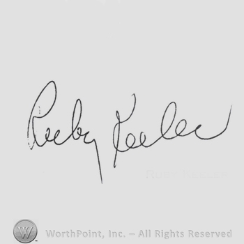 Mark with Signature: Ruby Keeler. | #563065