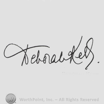 Mark with Signature: Deborah Kerr. | #563078