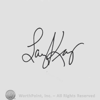 Mark with Signature: Larry King. | #563085