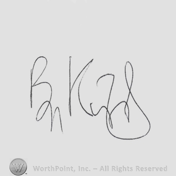 Mark with Signature: Ben Kingsley. | #563087