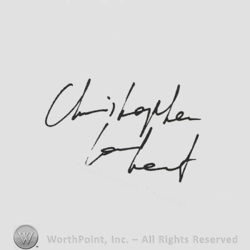 Mark with Signature: Christopher Lambert. | #563103