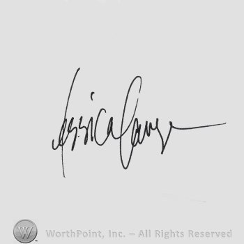 Mark with Signature: Jessica Lange. | #563111