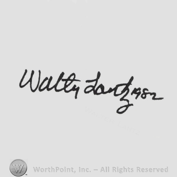 Mark with Signature: Walter Lantz. | #563113