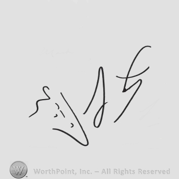 Mark with Signature: Jay Leno. | #563128