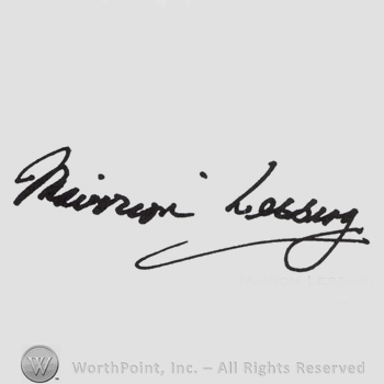 Mark with Signature: Marion Lessing. | #563130