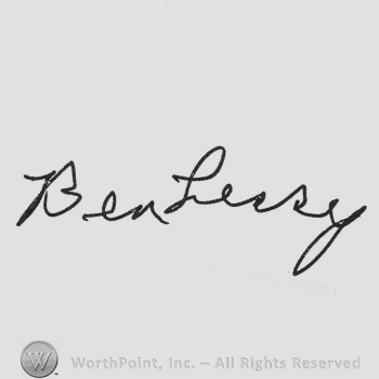 Mark with Signature: Ben Lessy. | #563131