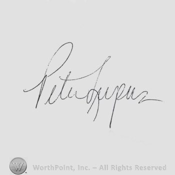 Mark with Signature: Peter Lupus. | #563157